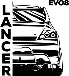 Vector lancer evo 8 - Vectores Laser