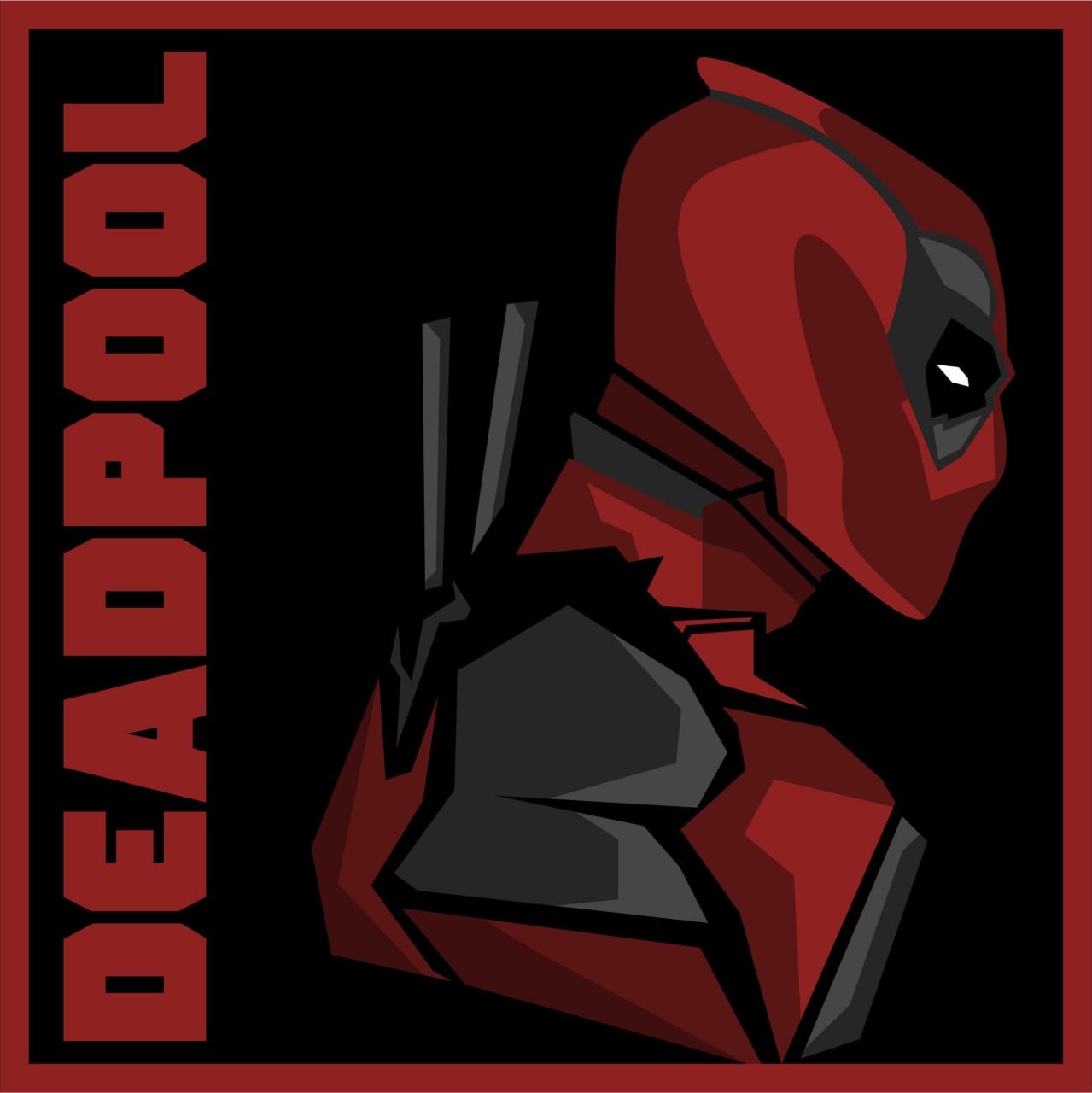 Vector laser Deadpool - Vectores Laser