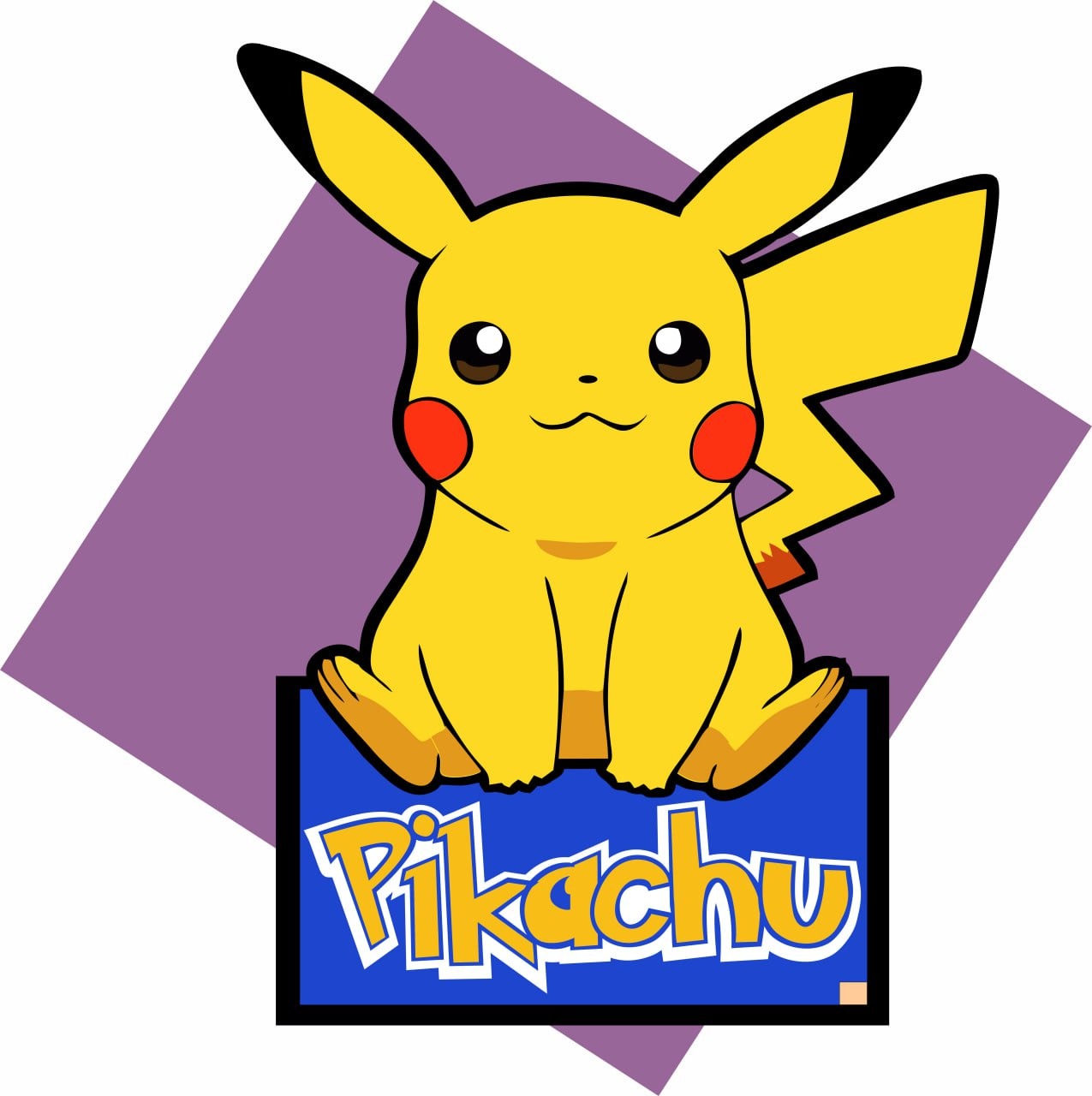 Cuadro de vector laser Pikachu - Vectores Laser